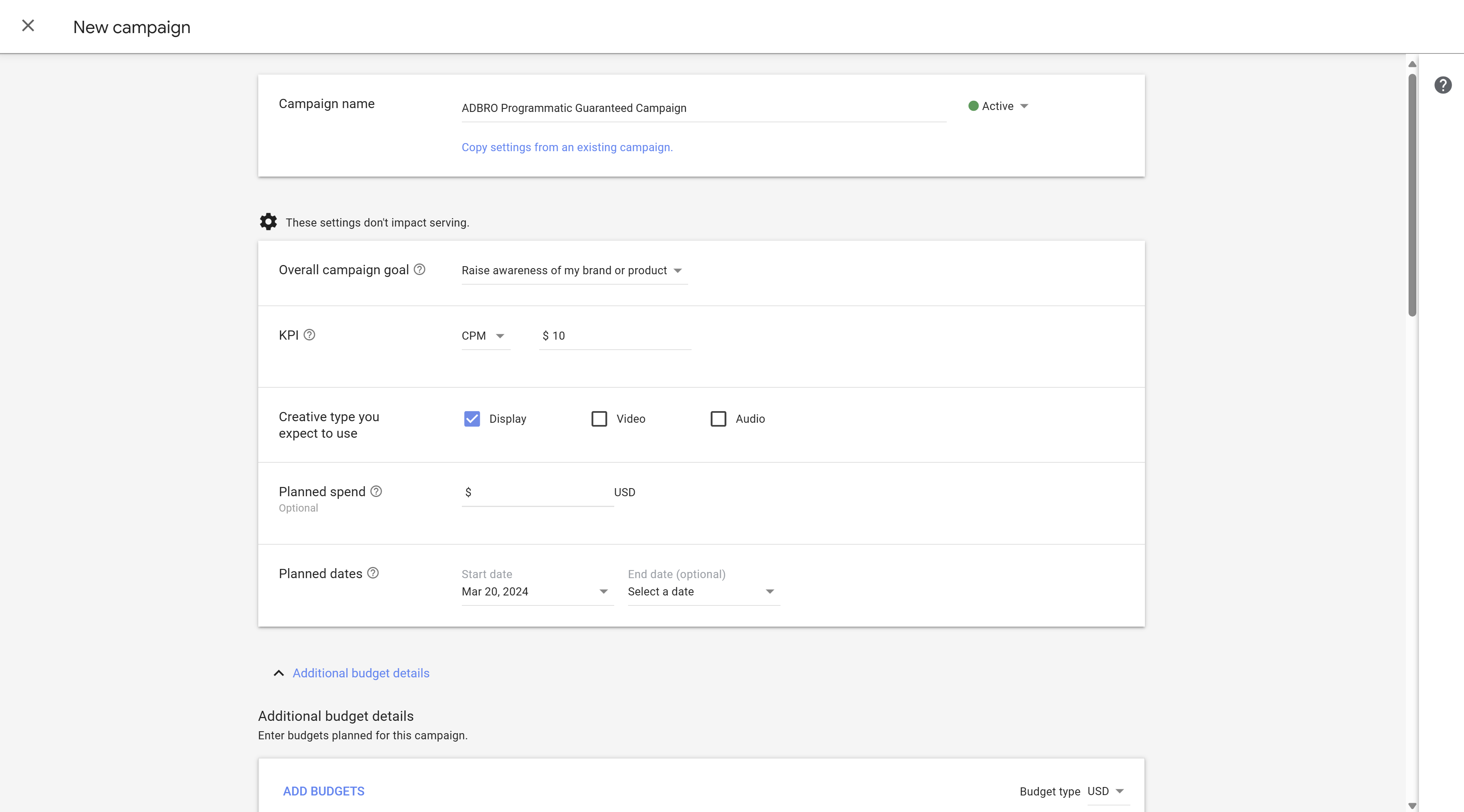 How to set up Programmatic Guaranteed Campaign on Google DV360? – ADBRO ...