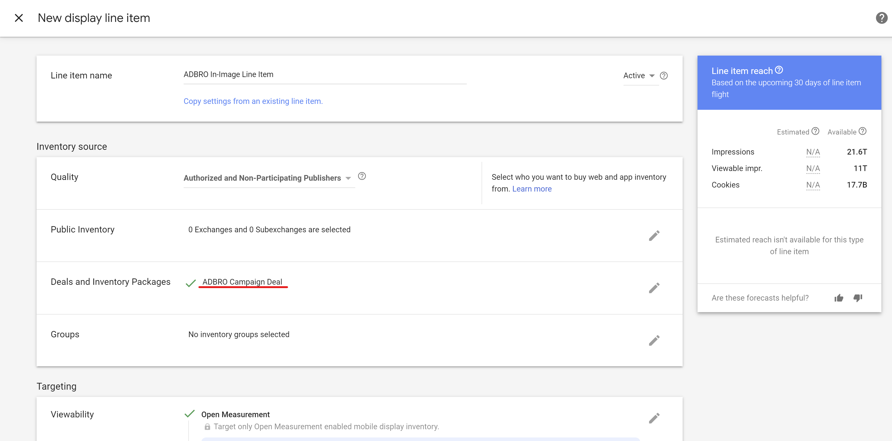 How to set up Private Marketplace Campaign on Google DV360? – ADBRO Knowledge Base